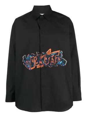 Off-White Graf Coupe' Long-sleeved Shirt Black