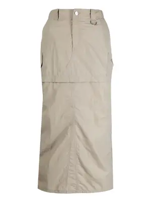 Goen.j 3-way Cargo Skirt - Brown