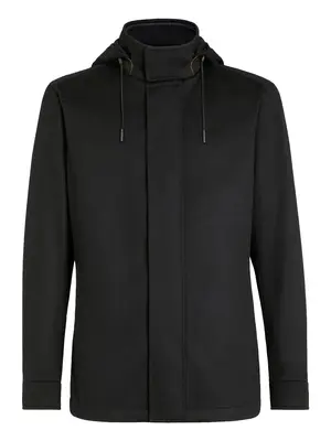 Zegna Elements Cima Oasi Cashmere Over Jacket - Black