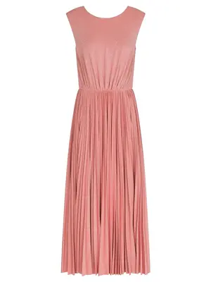 Dolce & Gabbana Lamé-effect Midi Dress - Pink