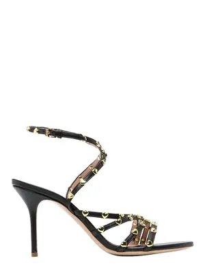 Moschino Stud-embellished 90mm Sandals - Black