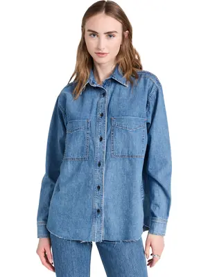 ASKK NY Oversized Denim Shirt - Palm Canyon