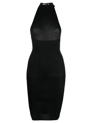 A. ROEGE HOVE A. ROEGE HOVE Emma Ribbed-Knit Dress Black