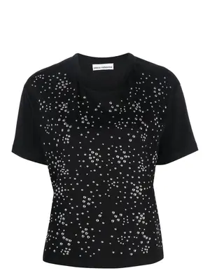 Rabanne Studded T-shirt - Black