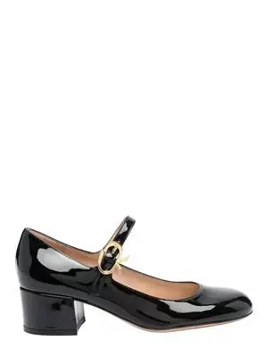 GIANVITO ROSSI 45mm Mary Ribbon Pumps - Black