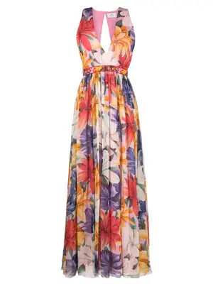 Etro Floral-print Dress - Pink
