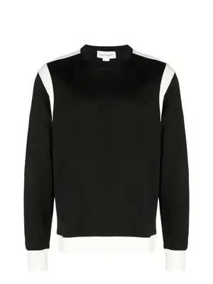 Alexander McQueen Two-tone Panelled Sweatshirt - Black