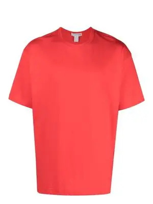 Comme Des Garçons Logo-print Cotton T-shirt - Red
