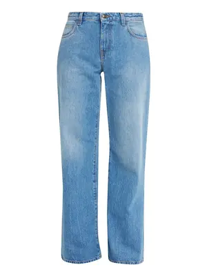 THE ROW Eglitta Straight-leg Jeans - Blue