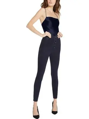 Alice + Olivia Harmon Bodysuit - Navy