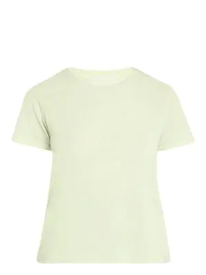Majestic Filatures Majestic Filatures Machine Washable Cashmere Crewneck Top Vert Acide