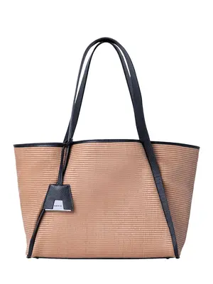 Akris Akris Alex Medium Bucket Tote Bag Camel Back