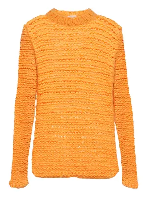 Gabriela Hearst Larenzo Cashmere Sweater - Orange