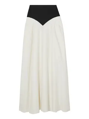 Gabriela Hearst Mel Paneled Maxi Skirt - Ivory