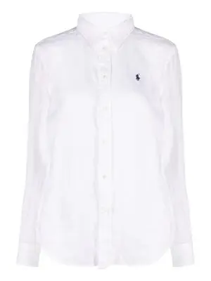 Polo Ralph Lauren Polo Pony Linen Shirt - White