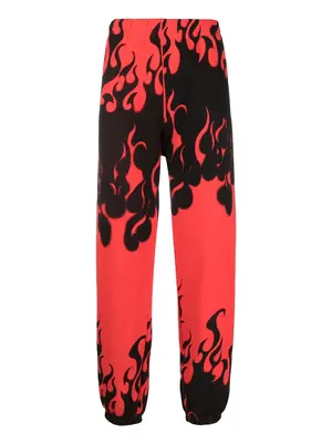 GALLERY DEPT. Graphic-print Track Pants - Black