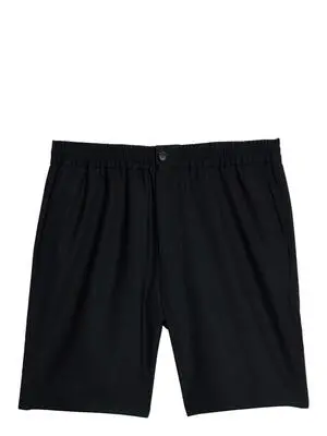 AMI Paris Virgin Wool Chino Shorts - Black