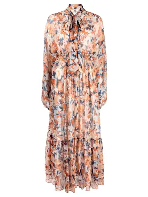 Evarae Theo Maxi Dress - Orange