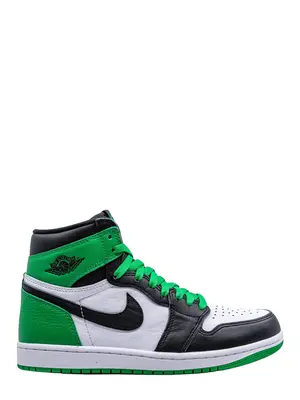 JORDAN Air 1 High Lucky Green Sneakers - Black