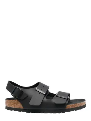BIRKENSTOCK Milano Buckled Slingback Sandals - Black