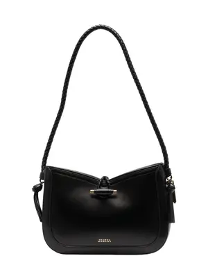 Isabel Marant Vigo Leather Shoulder Bag - Black