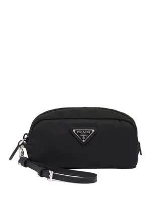 Prada Re-nylon Zip-up Pouch - Black