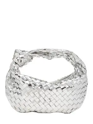 Bottega Veneta Mini Jodie Top Handle Bag - 8101 Silverilver