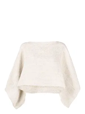 Voz Cape-style Jumper - Neutrals