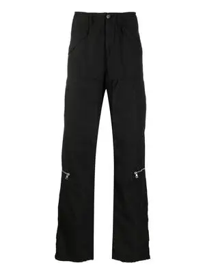 PALM ANGELS Zip-detailed Cargo Trousers