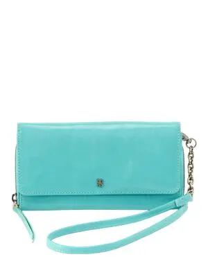 Hobo Rubie Leather Crossbody Bag - Light Aqua