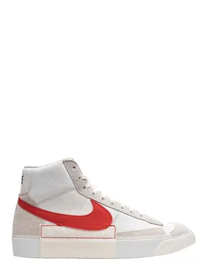 Nike Blazer Mid 77 Remastered Pro Club Sneakers - White