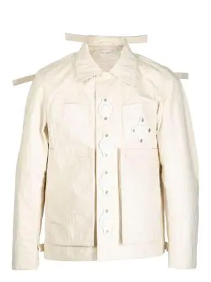 CRAIG GREEN Eyelet Strings Jacket - White