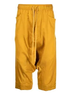 JULIUS Drop-crotch Shorts - Yellow
