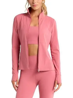 Zella Zella Studio Luxe Performance Jacket Pink Mauve