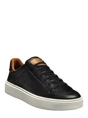 Allen Edmonds Oliver Stretch Lace Up Sneakers - Black