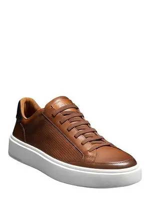Allen Edmonds Oliver Stretch Lace Up Sneakers - Luggage