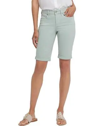 NYDJ Briella Roll Cuff Shorts - Tomatillo