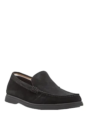BOSS Boss Sienne Slip On Moc Toe Loafers Black