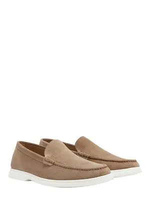 Hugo Boss Sienne Moc Toe Loafers Medium Beige