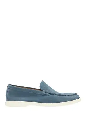 Hugo Boss Sienne Moc Toe Loafers Open Blue