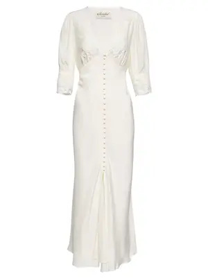 RIXO Rixo Bridal Simone Embroidered Maxi Dress
