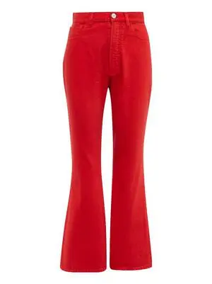ALAÏA Alaïa High-Rise Bootcut Jeans