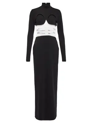 CHRISTOPHER KANE Cutout Maxi Dress - Black