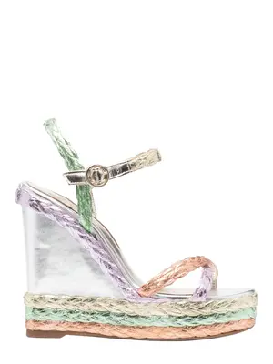 SOPHIA WEBSTER Ines Espadrille Wedge Sandals - Purple