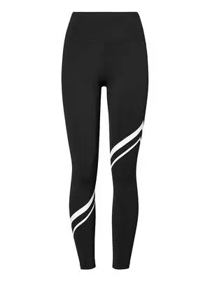 Tory Burch Sculpt Compression Diagonal Chevron Legging - Sport Black