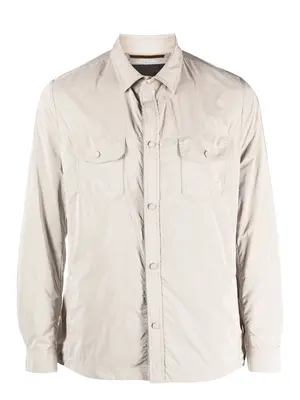 MOORER Press-stud Fastening Jacket - Neutrals