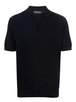 Loro Piana Basic Short-sleeved Polo Shirt - Blue