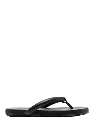 Marsèll Leather Flip Flops - Black