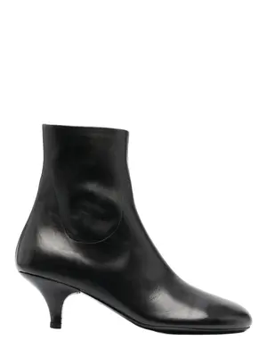 Marsèll 60mm Spilla Leather Ankle Boots - Black