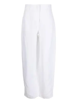 Emporio Armani Wide-leg Trousers - White